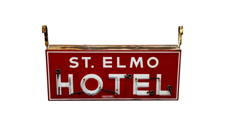 1950s St. Elmo Hotel Neon Sign 63x16x34 at Las Vegas 2019 as K67 ...