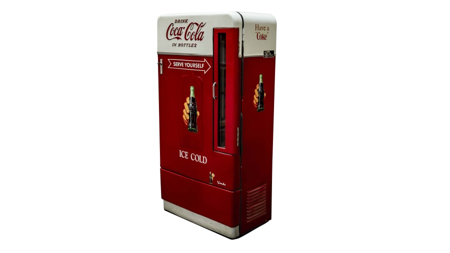 1950s Coca-Cola Soda Machine, Serve Yourself 34x24x64 at Las Vegas 2019 ...