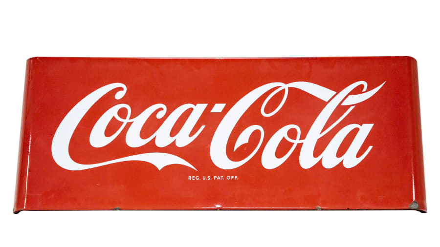 1950s Coca-Cola Porcelain Sled 5x3x2 at Las Vegas 2019 as J73 - Mecum Auctions