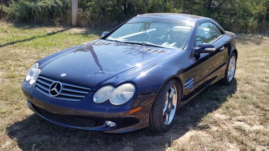2003 Mercedes-Benz SL500 Convertible at Las Vegas 2021 as T79 - Mecum ...
