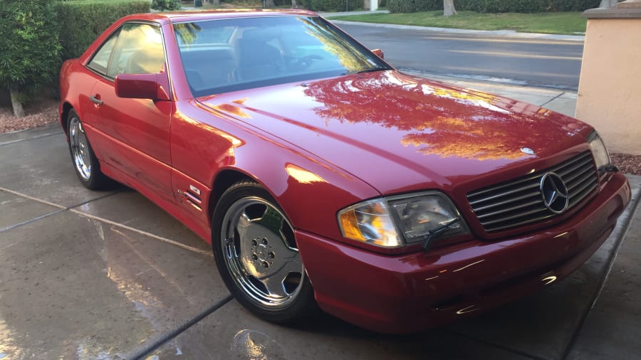 1996 Mercedes-Benz SL500 Convertible at Las Vegas 2021 as T90 - Mecum ...