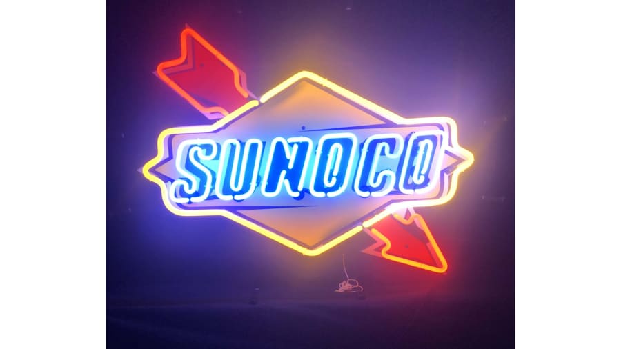 SUNOCO Neon Sign at Las Vegas 2021 asZ317 - Mecum Auctions