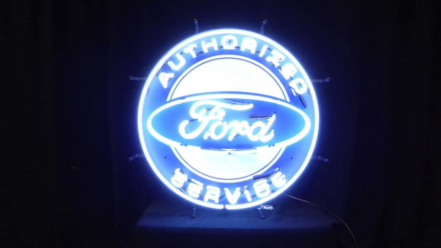 Authorized Ford Neon Sign at Las Vegas 2021 as Z316.1 - Mecum Auctions