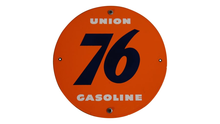 Union 76 Gasoline Porcelain Sign 12x12 for Sale at Auction - Mecum Auctions