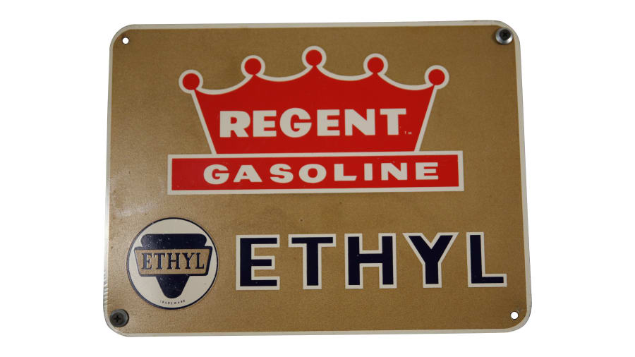 Regent Gasoline Ethyl Porcelain Sign 12x9 at Louisville 2016 as J78 ...
