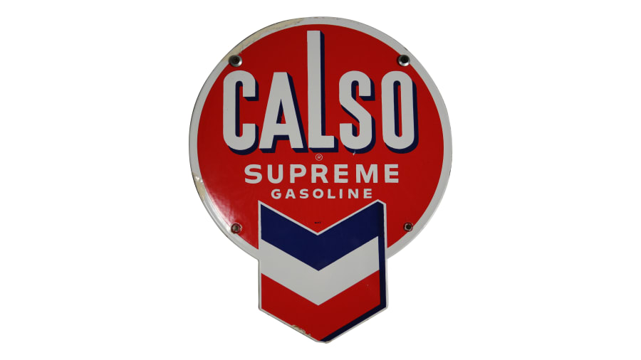 Calso Supreme Porcelain Sign 11x14 at Louisville 2016 as J115 - Mecum ...
