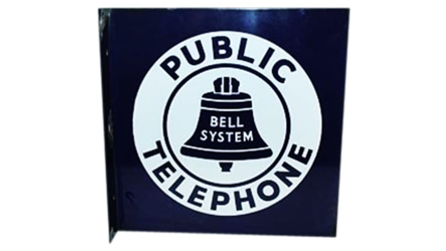 Bell System Public Telephone Flange Sign DSPF 27x18 at Louisville 2016 ...