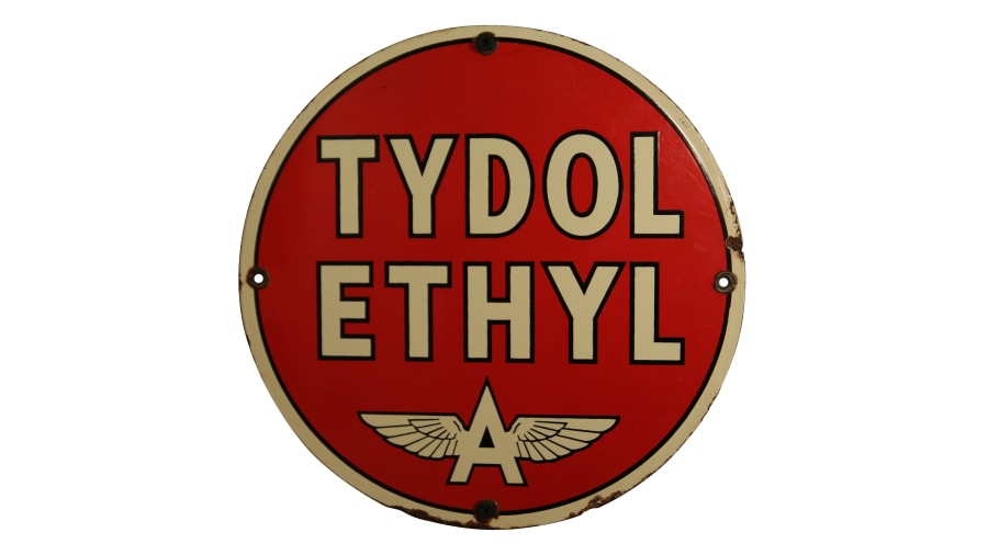 Tydol Ethyl Porcelain Sign 10x10 for Sale at Auction - Mecum Auctions