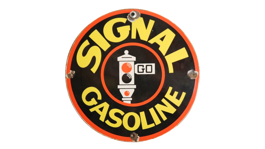 Signal Gasoline Go Porcelain Sign 12x12 at Louisville 2016 as K82 ...