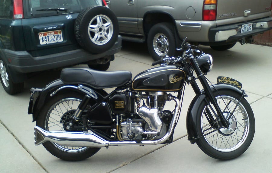 1954 Velocette MAC at Las Vegas Motorcycles 2014 as T34 - Mecum Auctions