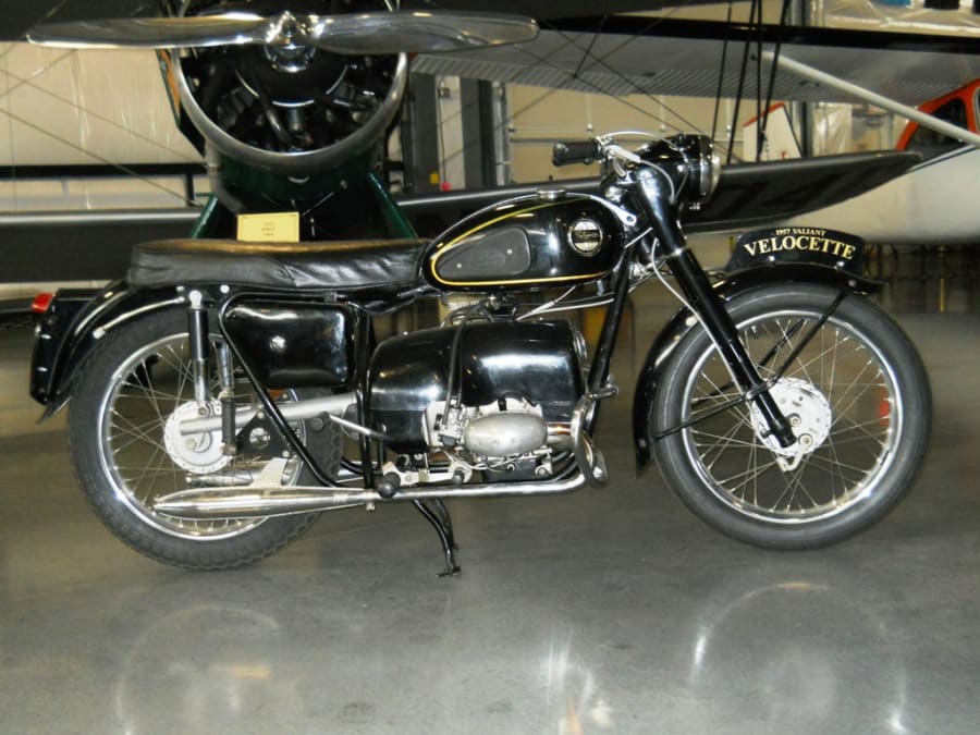 1957 Velocette Valiant at Las Vegas Motorcycles 2014 as F176 - Mecum ...
