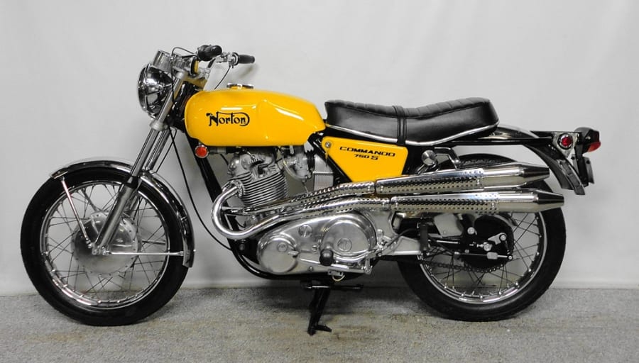 1970 Norton Commando 750S at Las Vegas Motorcycles 2014 as S395 - Mecum ...