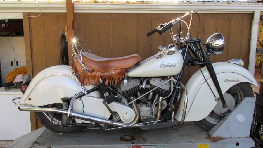 1947 Indian Chief at Las Vegas Motorcycles 2015 as T101 - Mecum Auctions