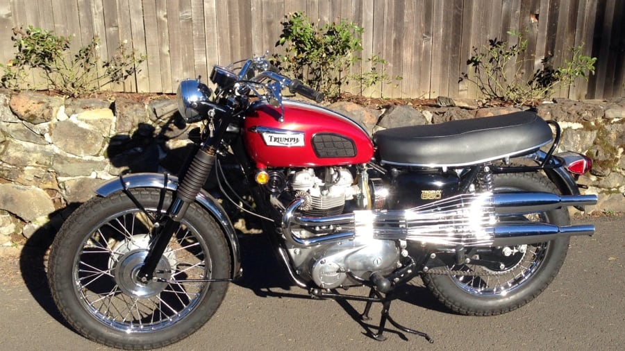 1969 Triumph Trophy TR6C at Las Vegas Motorcycles 2015 as F170 - Mecum ...