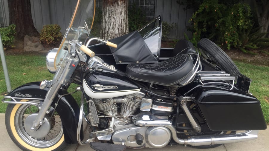 1942 Harley-Davidson Panhead With Sidecar at Las Vegas Motorcycles 2016 ...