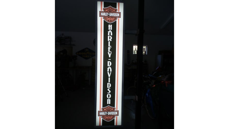 1950s Harley- Davidson Sign 96x37 at Las Vegas Motorcycles 2016 as K17 ...