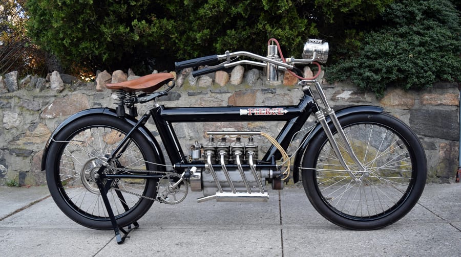 1909 Pierce Four at Las Vegas Motorcycles 2017 as F135 - Mecum Auctions