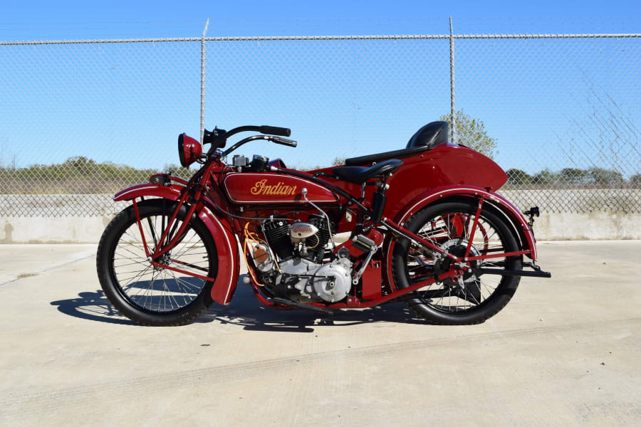1923 Indian Chief With Princess Side Car Ex-Steve McQueen at Las Vegas ...