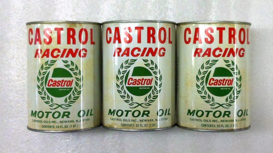 Castrol Racing Motor Oil Cans Lot Of 3 for sale at Las Vegas ...