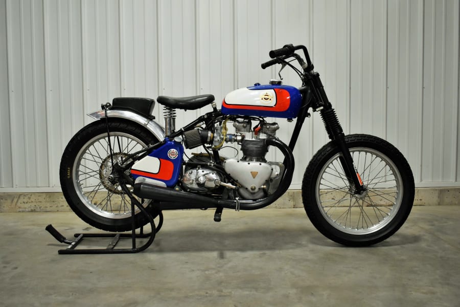 1950 Triumph T100 Flat Track Racer for Sale at Auction - Mecum Auctions