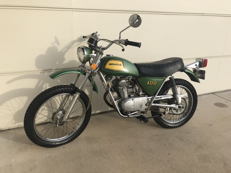 1972 Honda SL100 at Las Vegas Motorcycles 2019 as W268 - Mecum Auctions