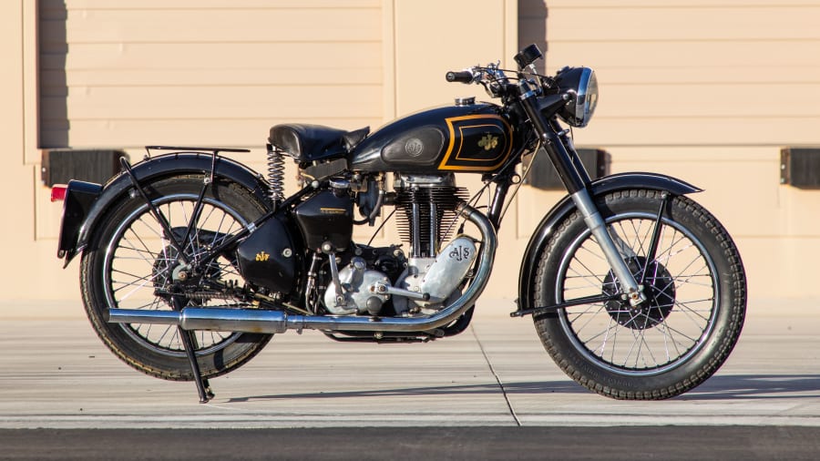 1948 AJS Model 18 at Las Vegas Motorcycles 2019 as T38 - Mecum Auctions