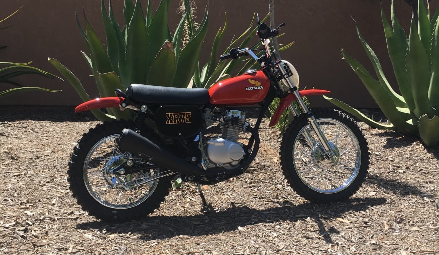 1976 Honda XR75 for Sale at Auction - Mecum Auctions