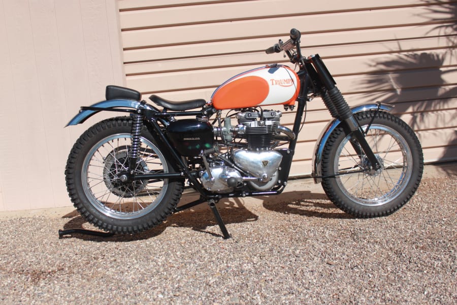 1954 Triumph T110 Flat Tracker at Las Vegas Motorcycles 2019 as T148 ...
