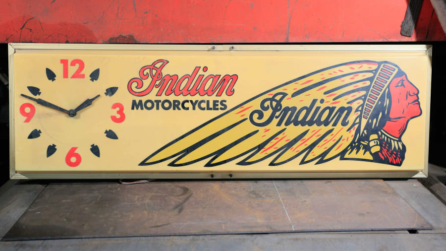Indian Motorcycle SSPL With Clock 38x12x4 at Las Vegas Motorcycles 2019 ...
