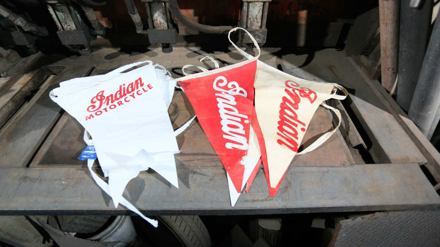 Indian Motorcycle Pennant Banners Lot Of 2 at Las Vegas Motorcycles ...