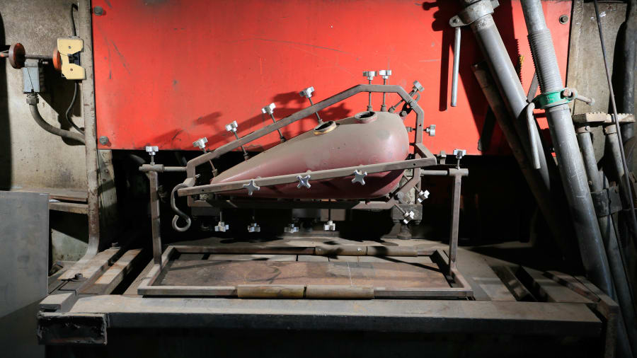 Gas Tank With Jig at Las Vegas Motorcycles 2019 as H41 - Mecum Auctions