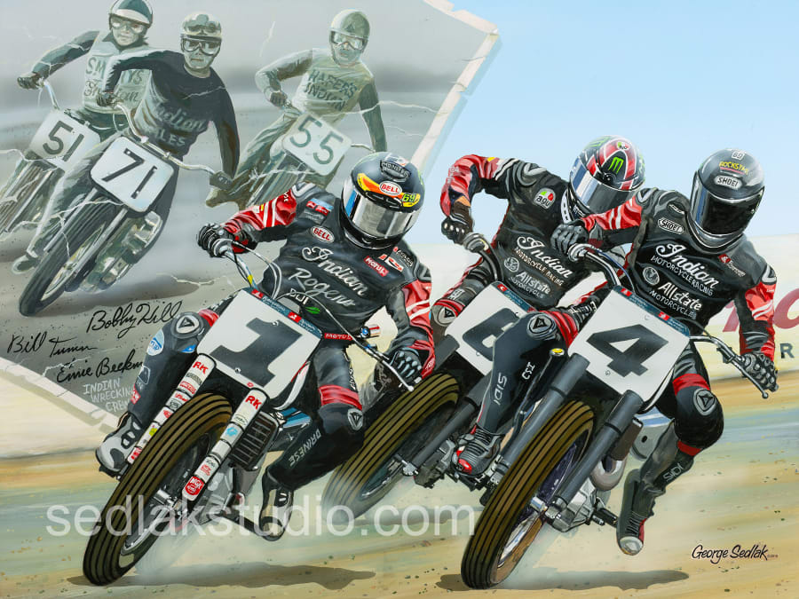 George Sedlack Print The Legend Continues at Las Vegas Motorcycles 2019 ...