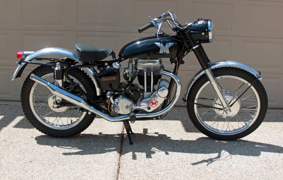 1955 Matchless G80S at Las Vegas Motorcycles 2020 as F240 - Mecum Auctions