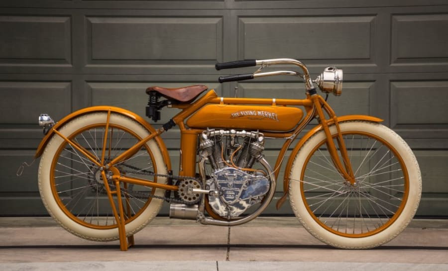 1913 Miami Cycle Man. Co. Flying Merkel at Las Vegas Motorcycles 2020 ...