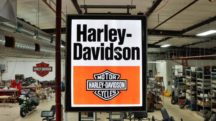 Harley-Davidson Double-Sided Lit Sign for sale at Las Vegas Motorcycles ...