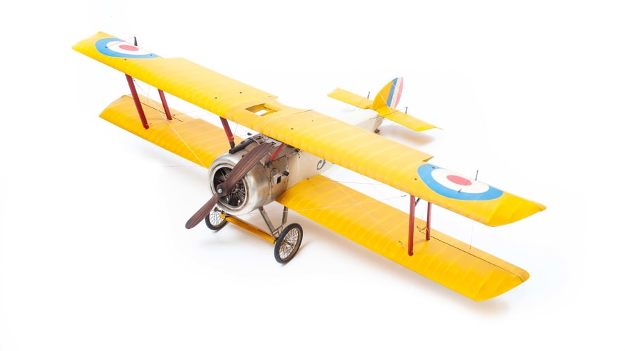 1917 Sopwith Camel Scale Model Biplane 60x40x18 for Sale at Auction ...
