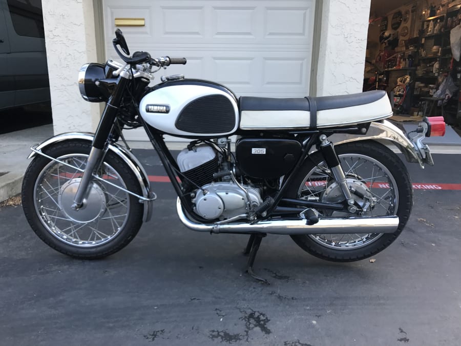 1966 Yamaha YM-1 305 at Las Vegas Motorcycles 2020 as G163 - Mecum Auctions
