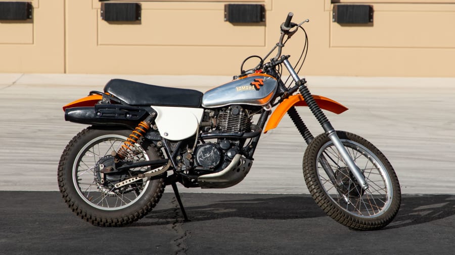 1977 Yamaha TT500 at Las Vegas Motorcycles 2021 as W188 - Mecum Auctions