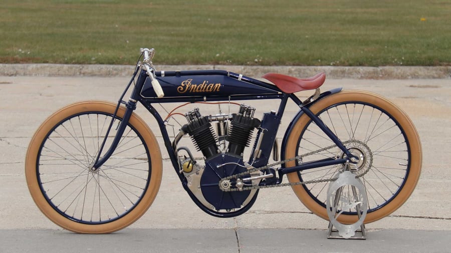 1912 Indian Big Base 8-valve at Las Vegas Motorcycles 2021 as T139 - Mecum Auctions
