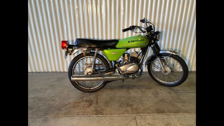 1973 Kawasaki 90 at Las Vegas Motorcycles 2021 as T319 - Mecum Auctions