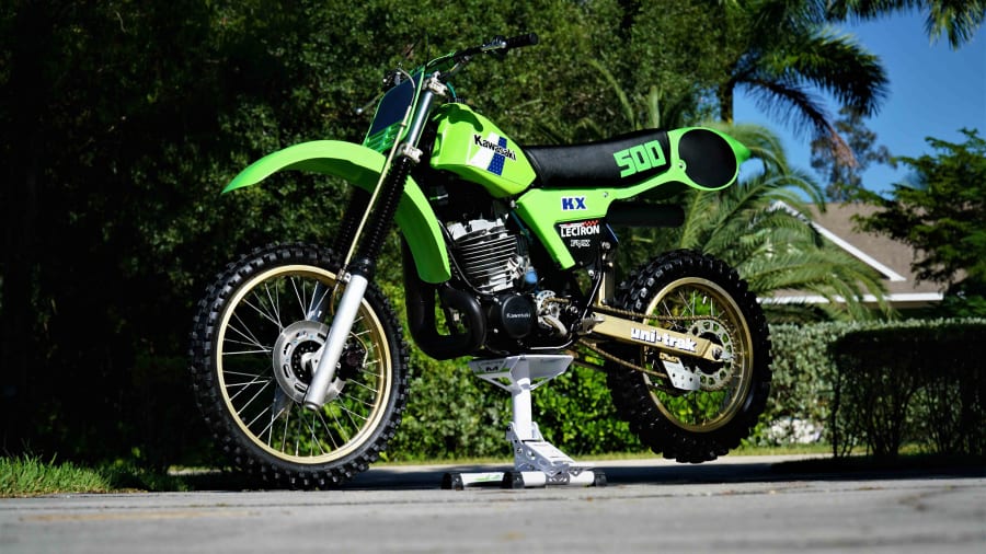 1983 Kawasaki KX500 at Las Vegas Motorcycles 2021 as S79 - Mecum Auctions