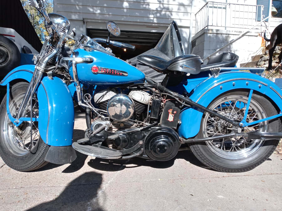 1947 Harley-Davidson WL With Sidecar at Las Vegas Motorcycles 2021 as ...