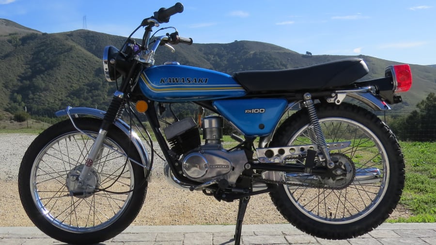 1976 Kawasaki Kh100-b7 at Las Vegas Motorcycles 2022 as T327 - Mecum ...