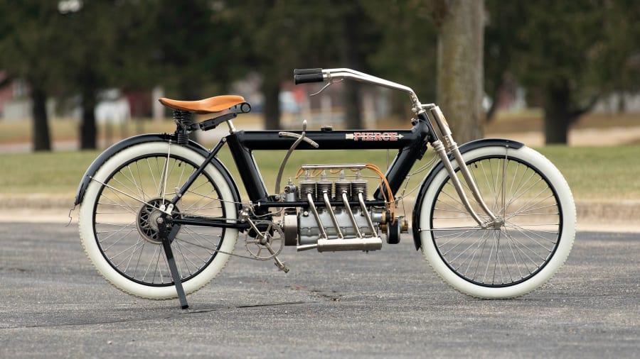 1912 Pierce Four at Las Vegas Motorcycles 2022 as F112 - Mecum Auctions