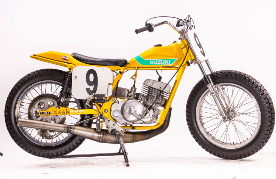 1973 Suzuki Tm400 Flat Tracker at Las Vegas Motorcycles 2022 as F260 - Mecum Auctions