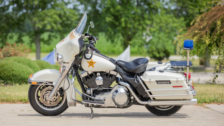 2002 Harley Davidson FLHTPI EVO Police Bike For Sale At Auction Mecum