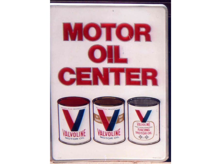 Valvoline Motor Oil Sign at St. Paul 2012 as Z126 - Mecum Auctions
