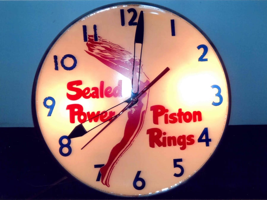 Sealed Power Piston Rings Light Up Clock at St. Paul 2012 as Z132 ...