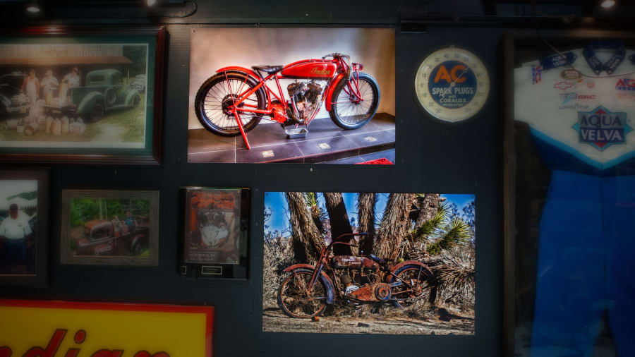 Indian And Harley-Davidson Tin Signs - Lot Of 2 at The Eddie Vannoy ...