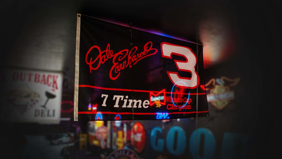 Dale Earnhardt 7 Time Winston Cup Banner at The Eddie Vannoy Collection ...